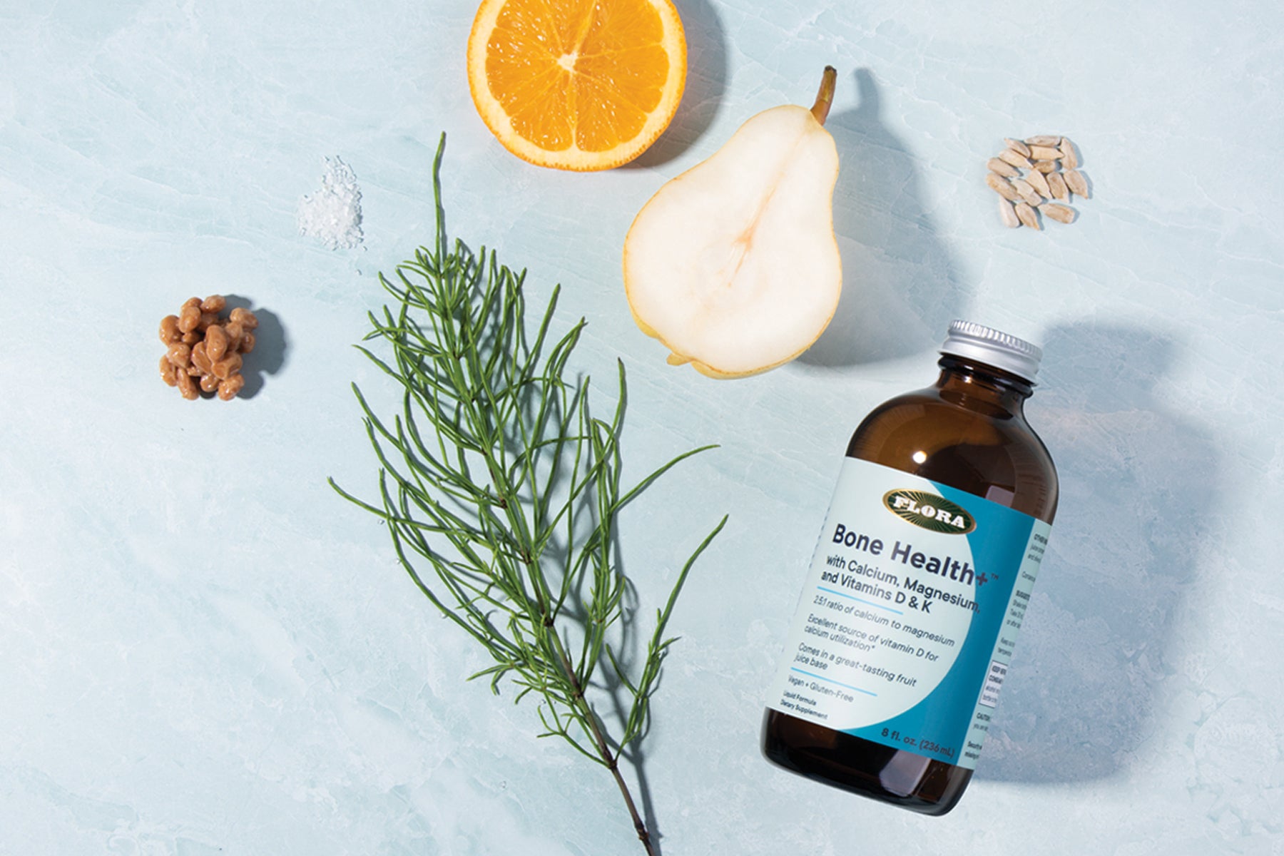 Finally, a truly comprehensive, vegan, liquid bone health formula!