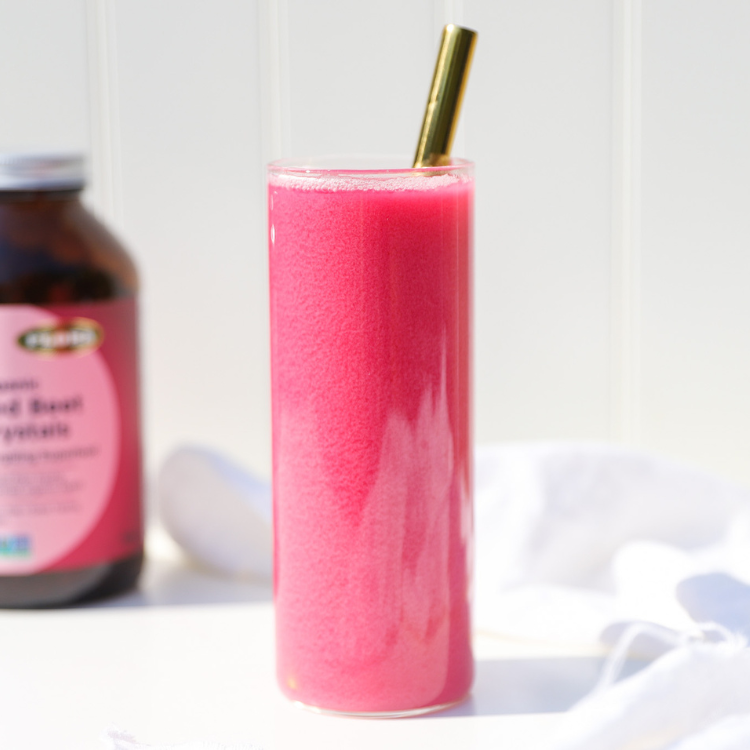 Iced Berry Beet Tea | Healthy Recipes | Flora Health