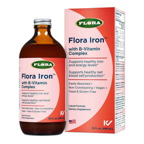 Liquid Iron Supplement for Energy & Wellness | Flora Iron™