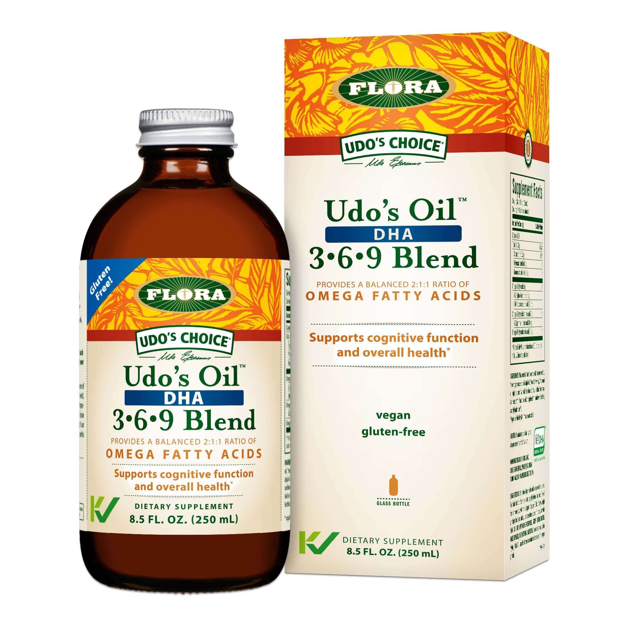 Udo's Oil DHA 3•6•9 Blend | DHA Oil | DHA Benefits