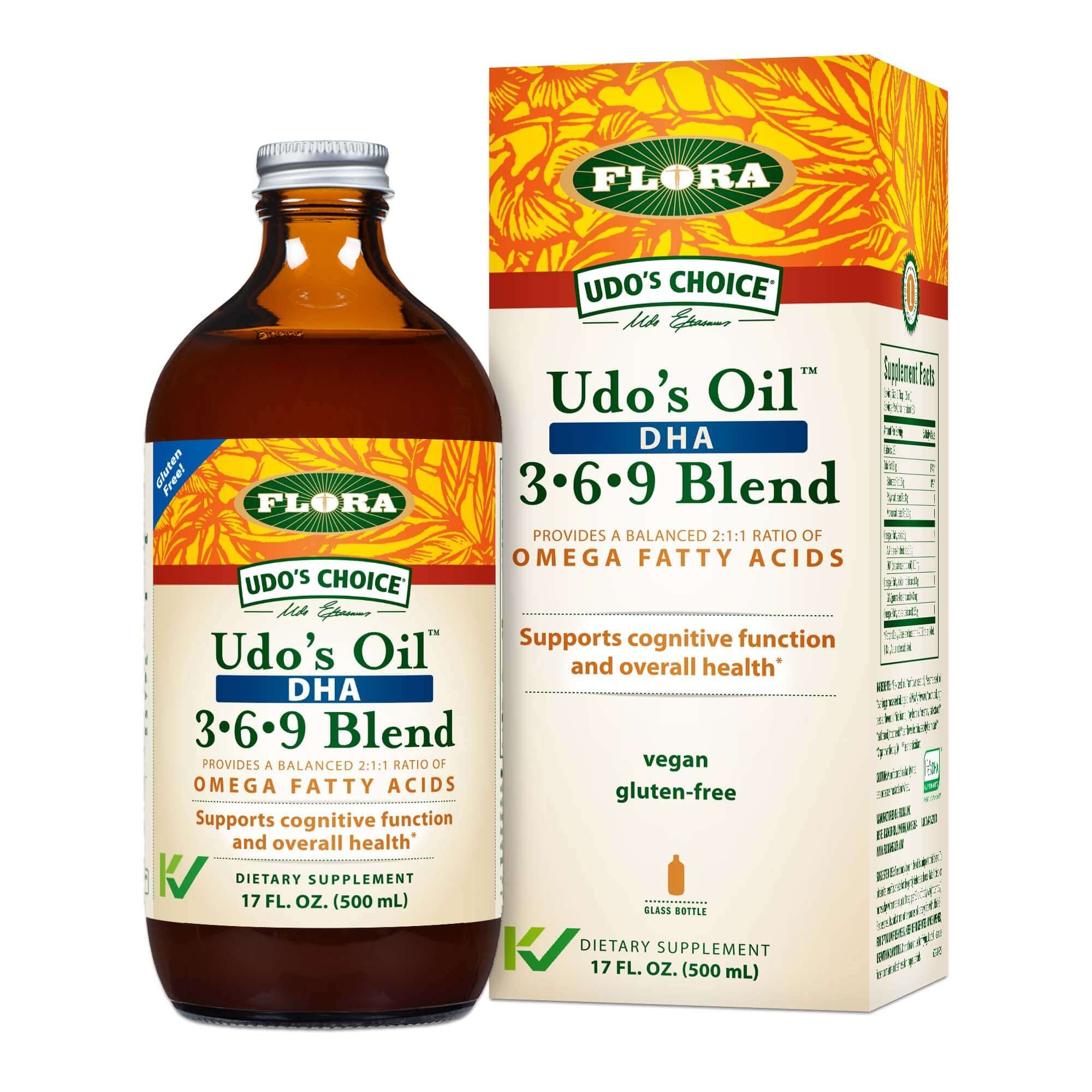 Udo's Oil DHA 3•6•9 Blend | DHA Oil | DHA Benefits