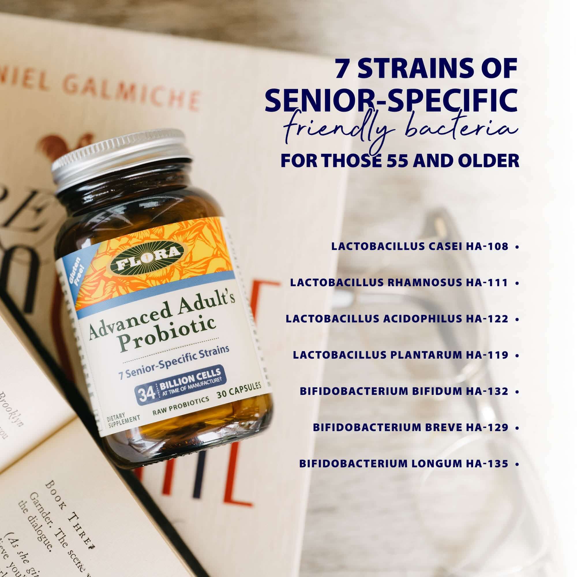 Advanced Probiotics | Flora Probiotics for Seniors | Natural Care