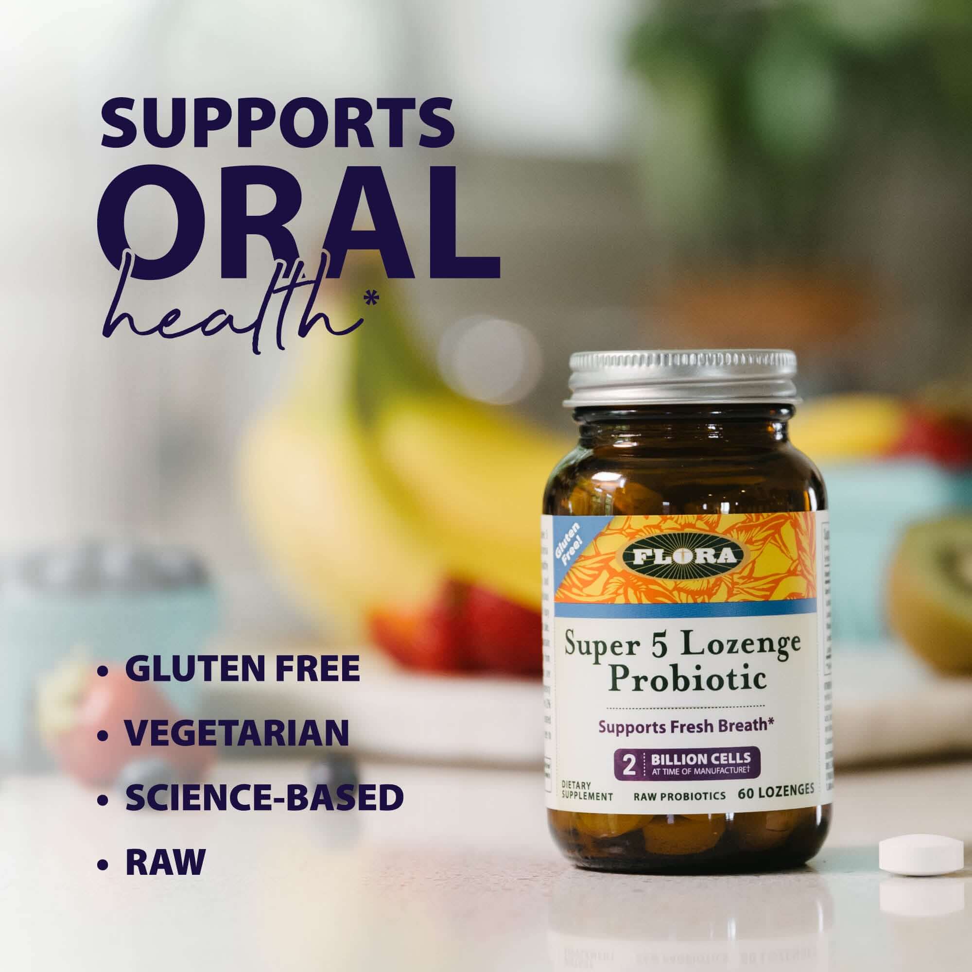 Super 5 Lozenge Probiotic – FloraHealthshop