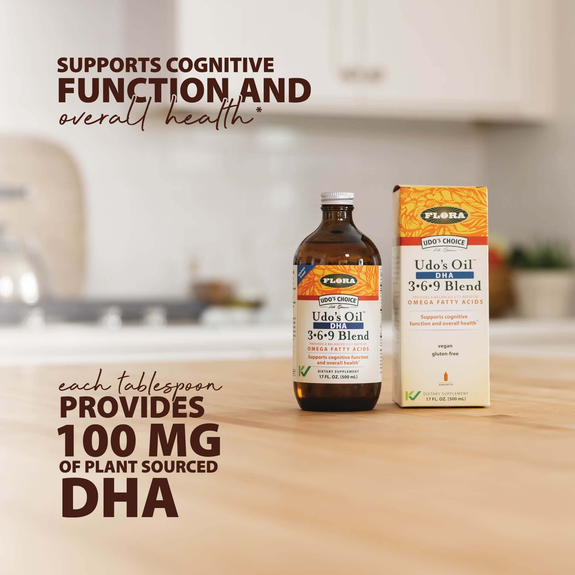 Udo's Oil DHA 3•6•9 Blend | DHA Oil | DHA Benefits