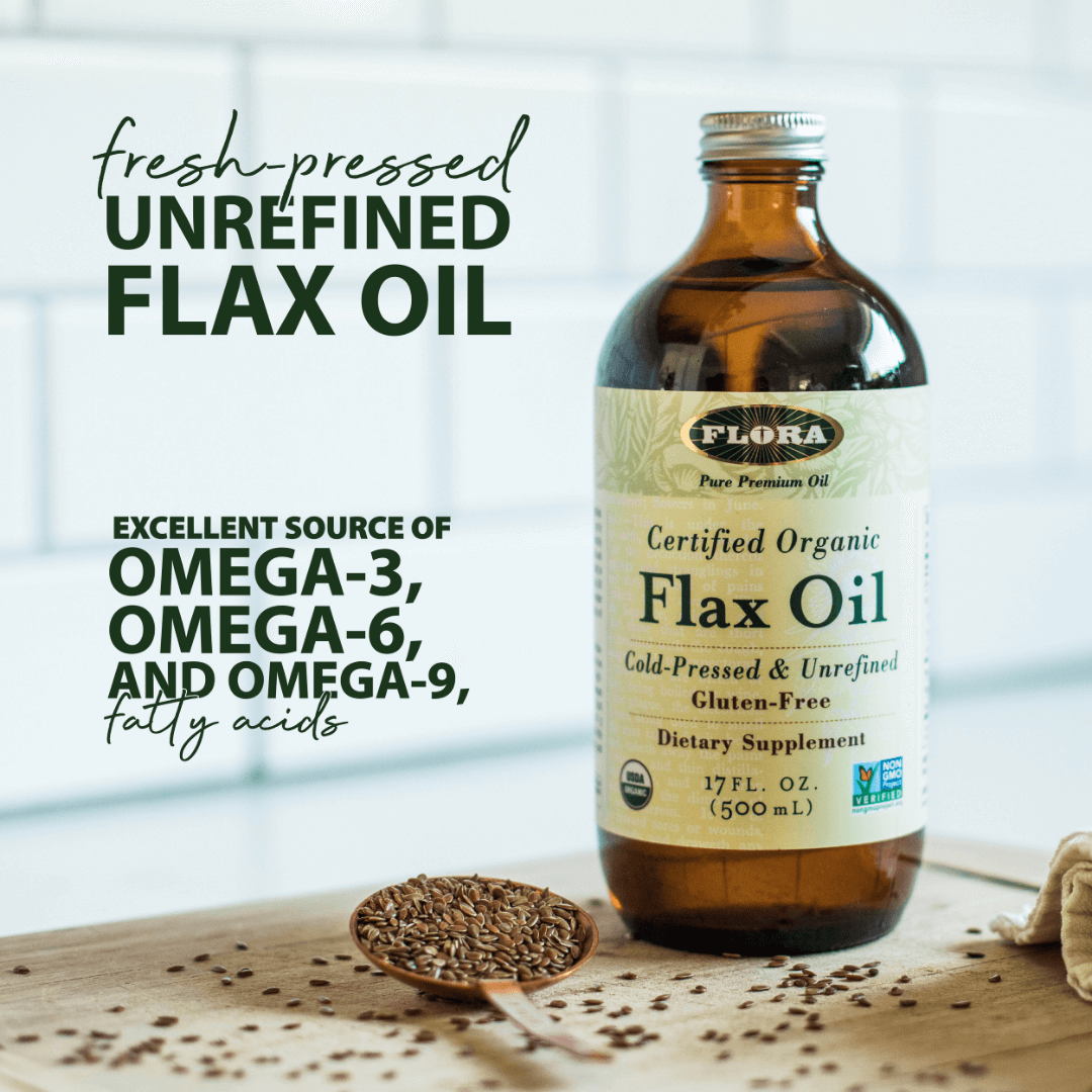 Cold Pressed Flaxseed Oil | Flora Health