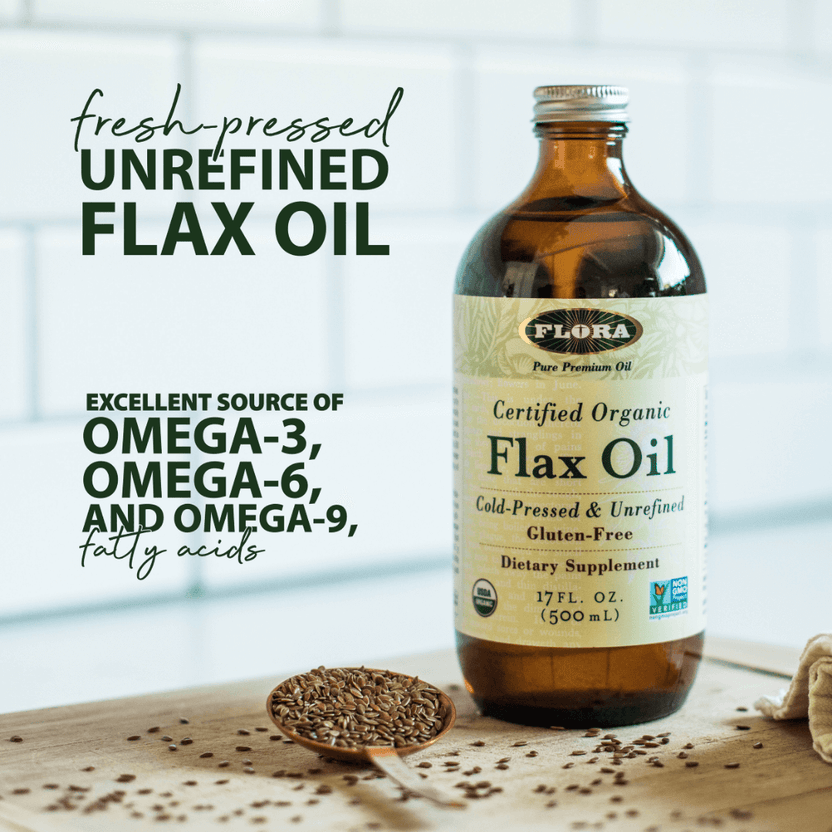 Cold Pressed Flaxseed Oil | Flora Health