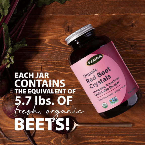 Red Beet Crystals | Organic Beet Powder | Flora Health