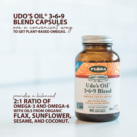 Udo’s Oil 3 6 9 Blend Capsules | Omega Oil Capsules | Omega Oils